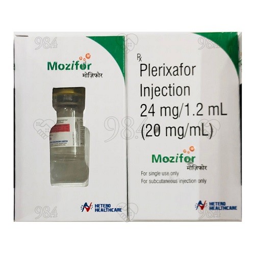 Mozifor (Plerixafor) 24mg/1.2ml (20mg/ml), Hetero - 98.4 Online