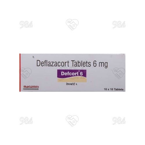 Defcort 6mg 100 Tablet, Macleods - 98.4 Online