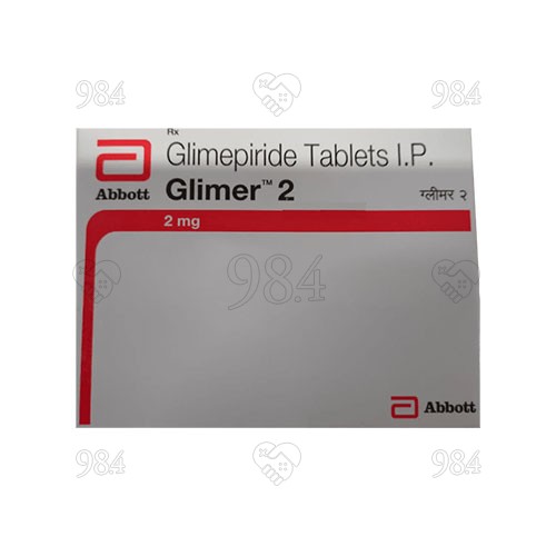 Glimer 2mg 150 Tablets, Abbott - 98.4 Online