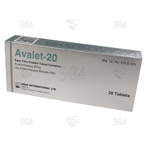 Avalet-20 28 Tablets, DIL - 98.4 Online